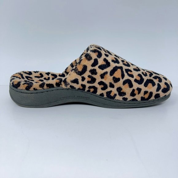 Vionic | Shoes | Vionic Womens Gemma Mule Slipper Brown Black Leopard ...